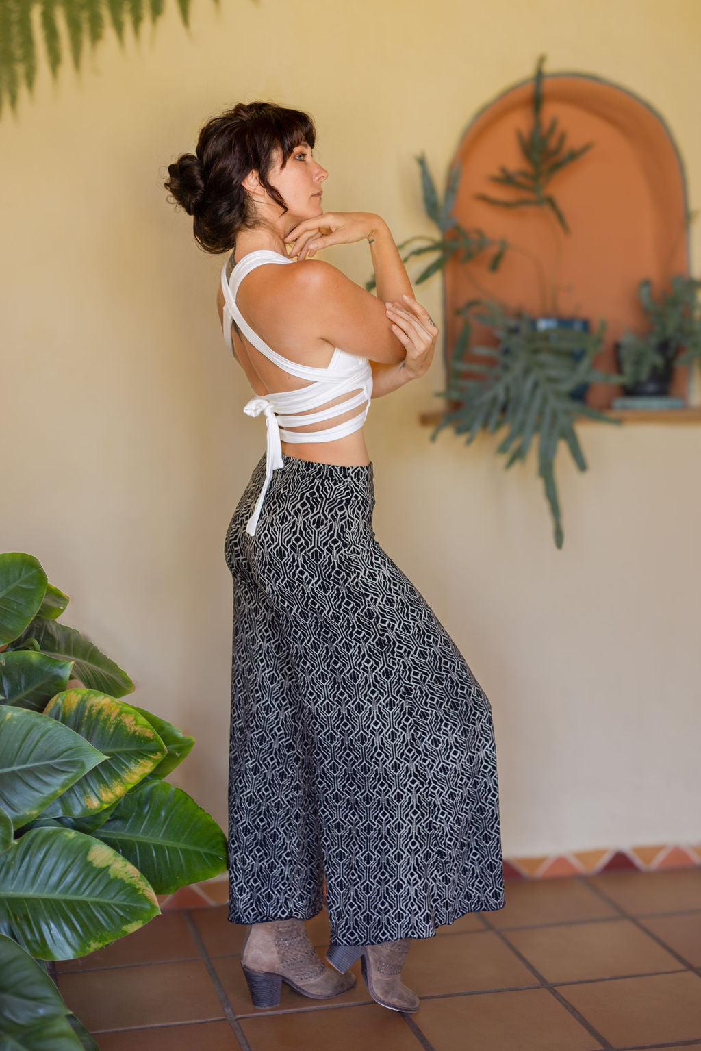 Veil Falls Pants Silver SacGrid – WILD FIBRES